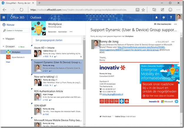 How Azure AD Premium & Office 365 improves Collaboration – Modern Workplace