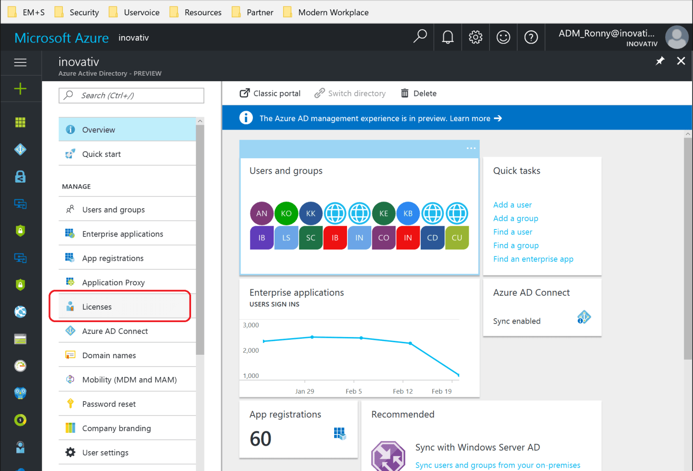 Azure AD – Modern Workplace