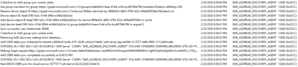 Troubleshooting: Endpoint Configuration Manager Device Collection Membership Synchronization ...